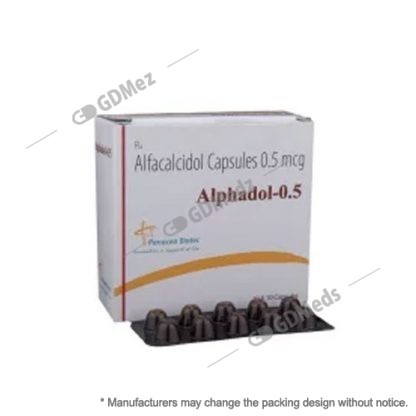 Alphadol 0.5mcg 100 Soft Gelatin Capsule - GDMedz