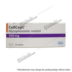 Cellcept 500mg 50 Tablet - GDMedz
