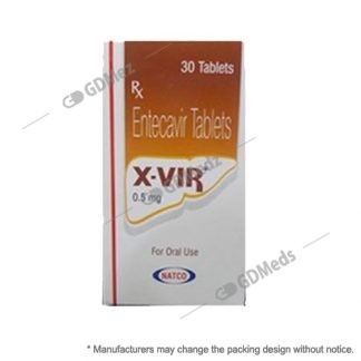 X Vir 0.5mg 30 Tablet - GDMedz