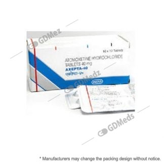 Axepta 40mg 100 tablets - GDMedz