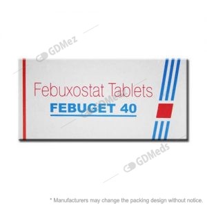 Febuget 40mg 150 Tablets - GDMedz