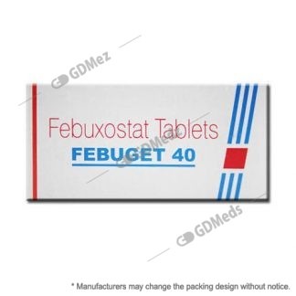Febuget 40mg 150 Tablets - GDMedz